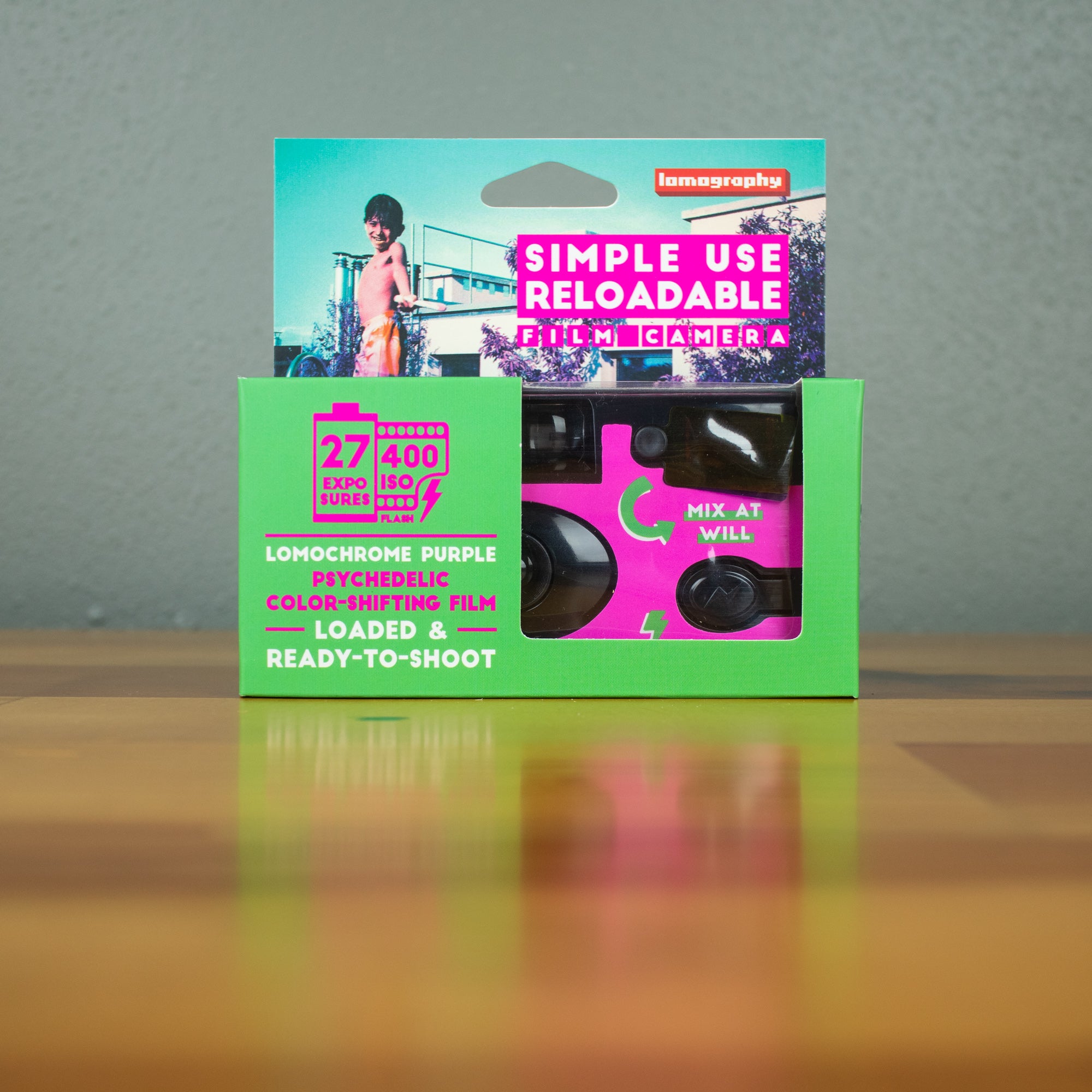 Lomography Simple Use Reusable Film Camera LomoChrome – Reformed Film Lab